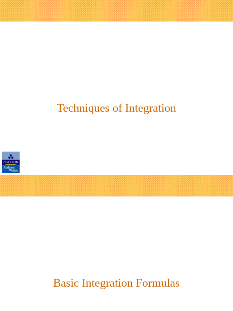 Integral Techniques and Numerical Methods | PDF