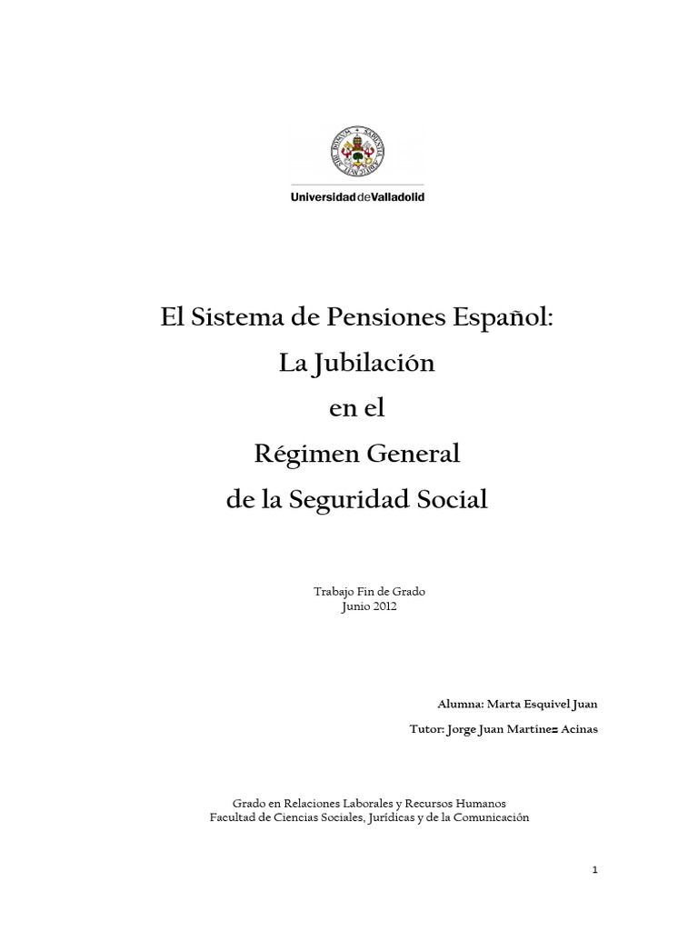 TFG-B 61 | PDF | Pensión | Jubilación
