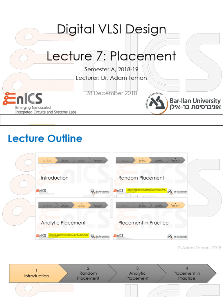VLSI Design: Placement Techniques Explained | PDF | Design | Electronics