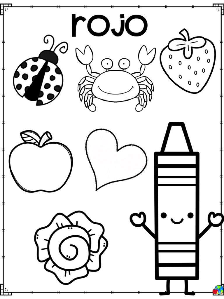 Hojas de Trabajo - LOS COLORES | PDF