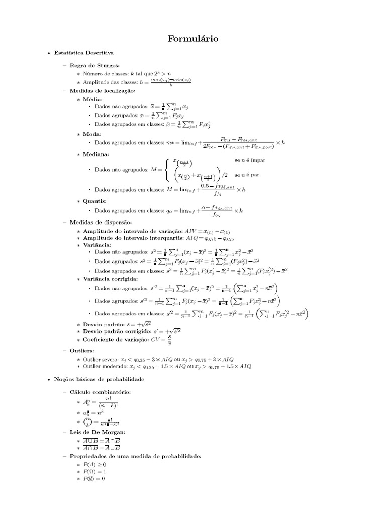Formulário EST I | PDF