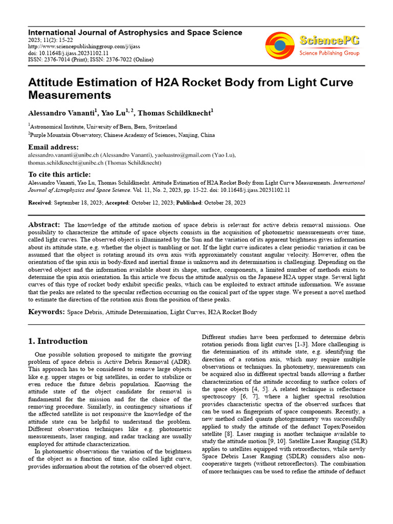 10 11648 J Ijass 20231102 11 | PDF | Angle | Rotation