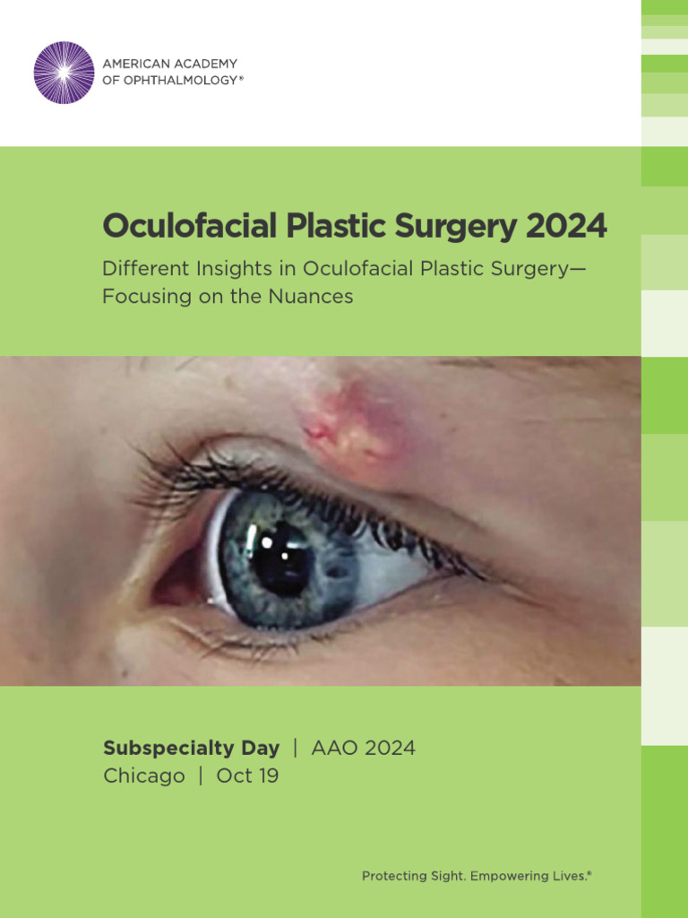 AAO 2024 Oculoplastic Surgery Subspecialty Day | PDF | Cornea ...