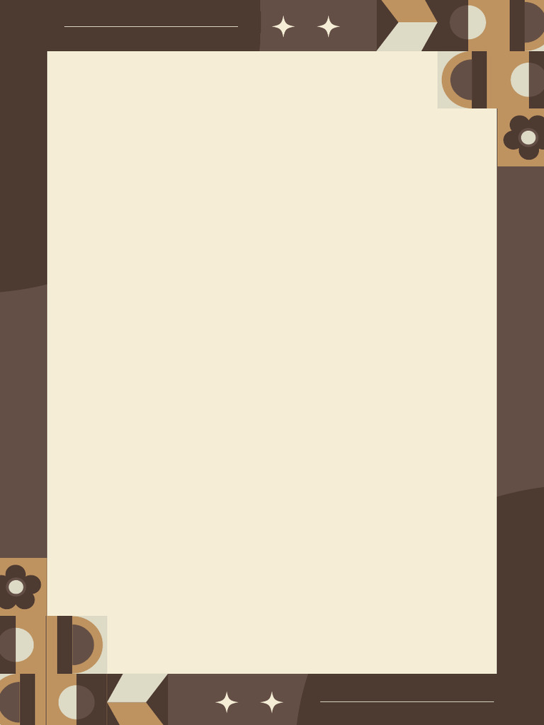 Brown Geometric Shapes Paper Border - 20241003 - 081615 - 0000 | PDF