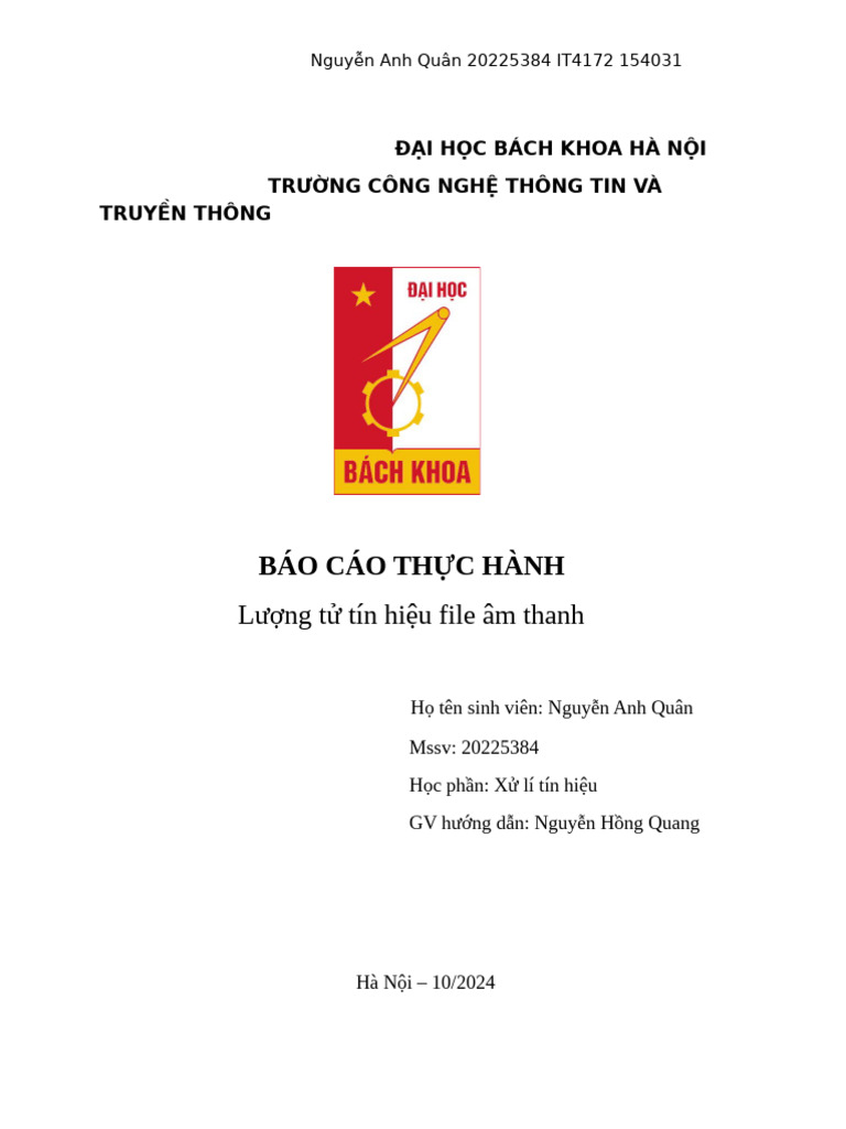 Báo Cáo BTH2 | PDF
