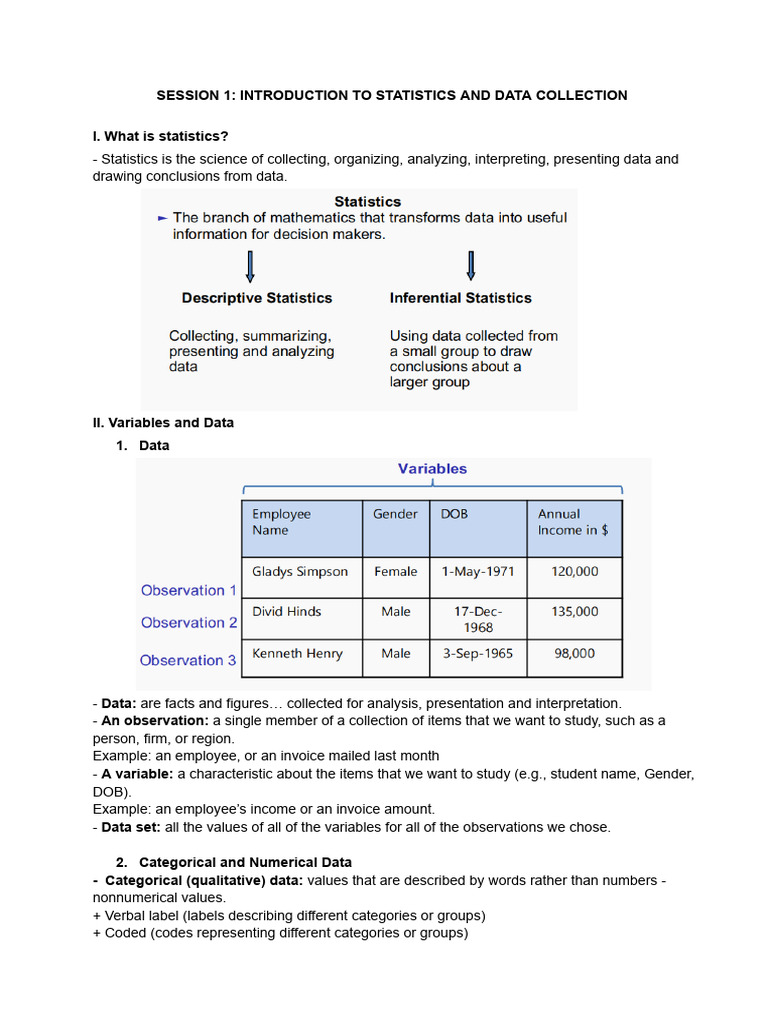 Introduction to Statistics Basics | PDF | Standard Deviation | P Value