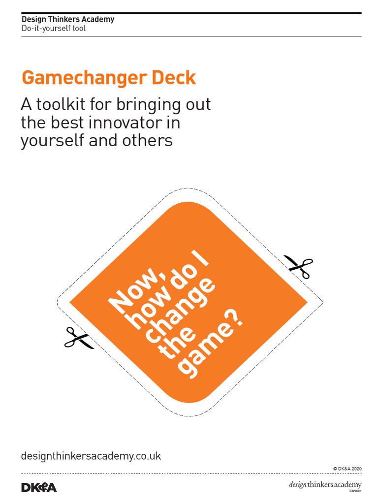 DTA Gamechanger-Deck DIY EB v3 | PDF | Design Thinking | Thought