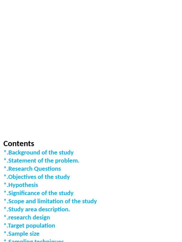 Gamachu, Esrael&Osman - Research Proposal | PDF | Procurement ...