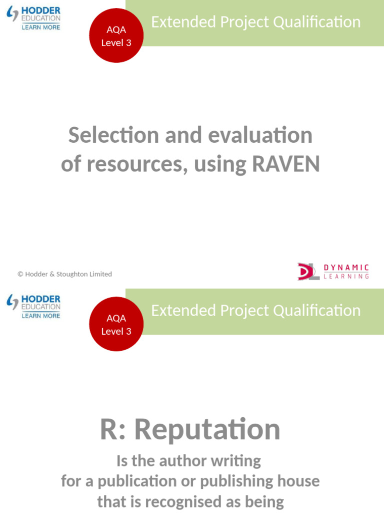 EPQ Resource Evaluation Guide | PDF | Psychological Concepts | Social ...