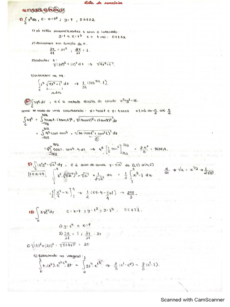Lista - de - Cálculo 3 - p3 | PDF