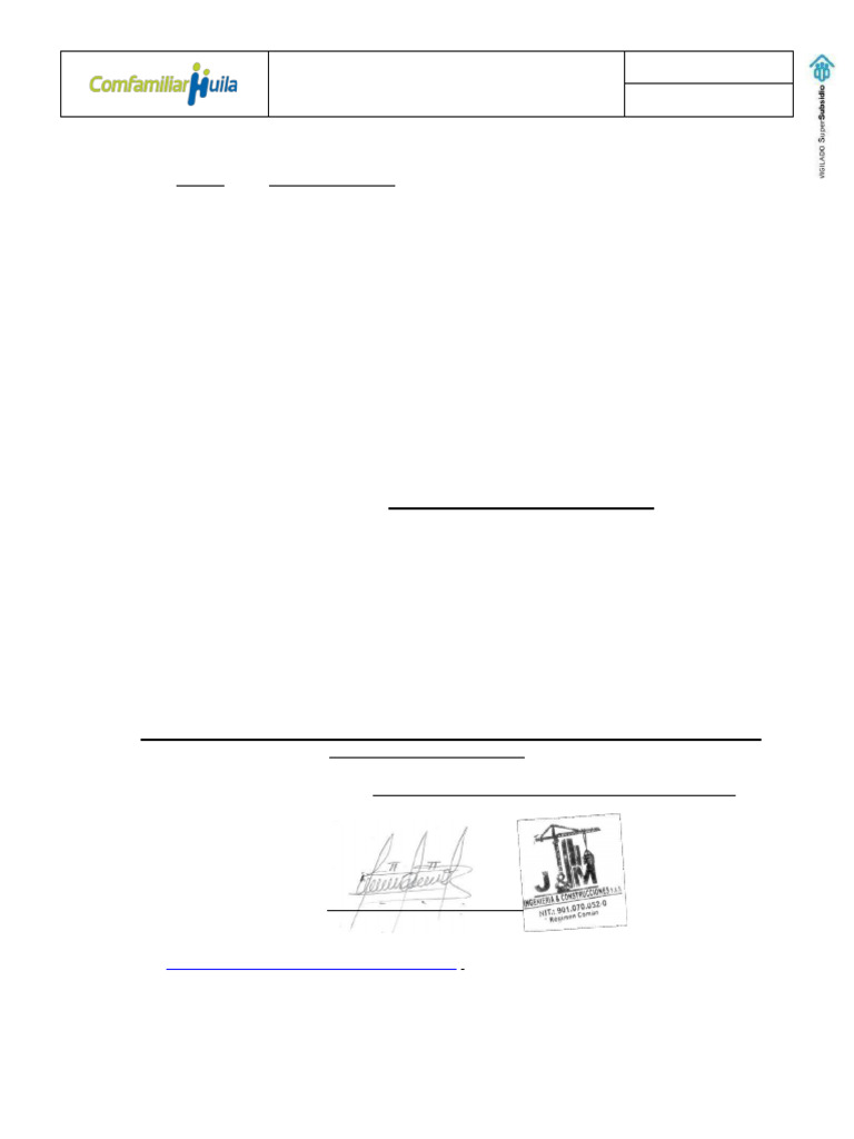 Carta Comfamiliar | PDF