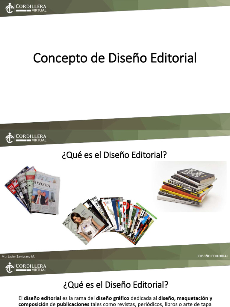 Conceptos y Antecedentes Del Diseño Editorial Itc | PDF | Imprenta ...