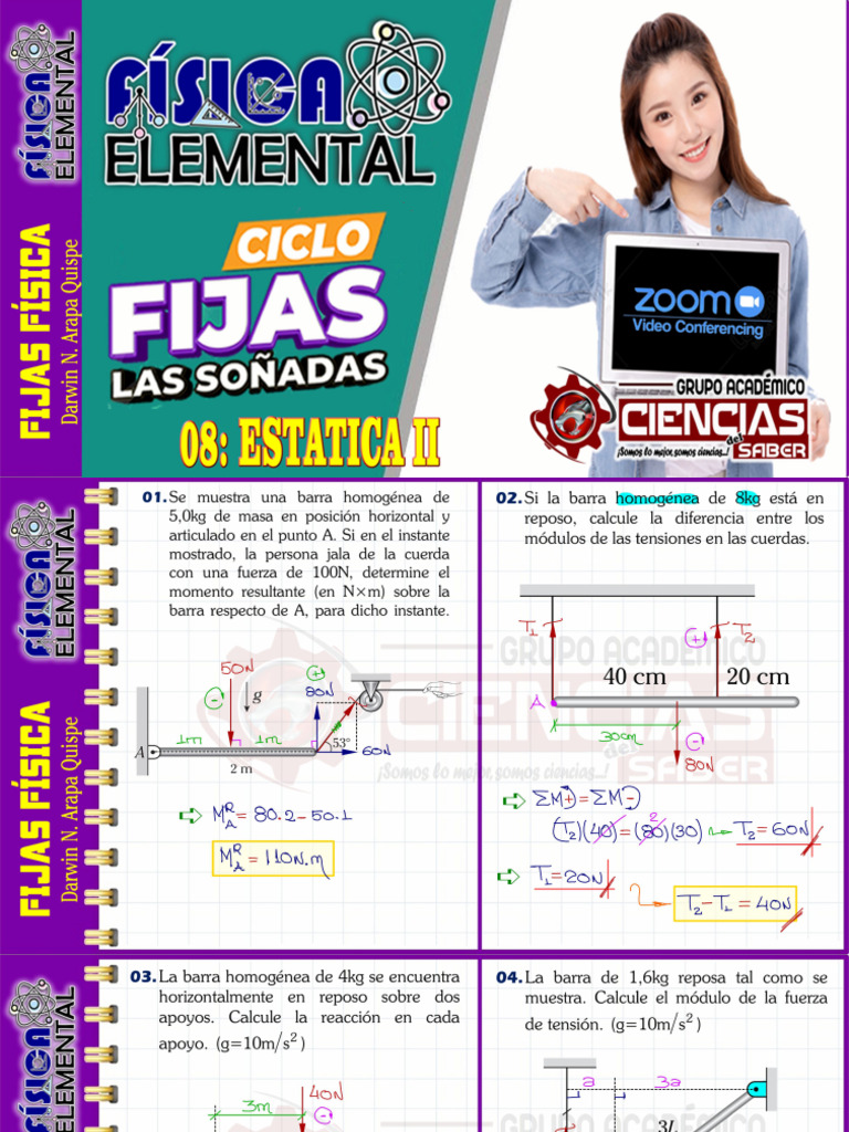 08 Estatica II Solucionario | PDF
