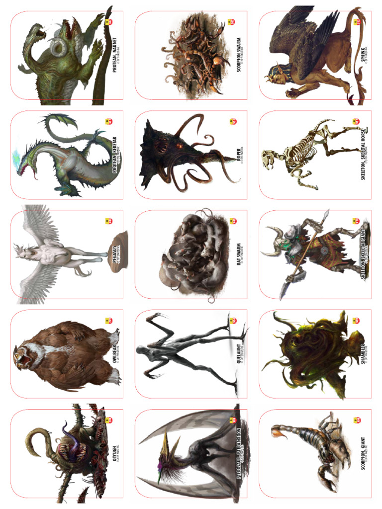 Pathfinder 2E - Bestiary - Pawn Box-28-29 | PDF | D20 System | Fantasy ...