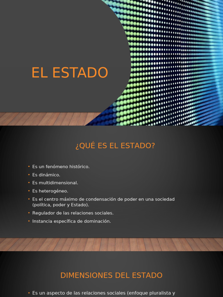 El Estado | PDF | Estado (política) | Administración Pública