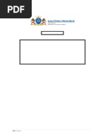 Grade 12-LO-Examination Guidelines | PDF | Learning | Knowledge