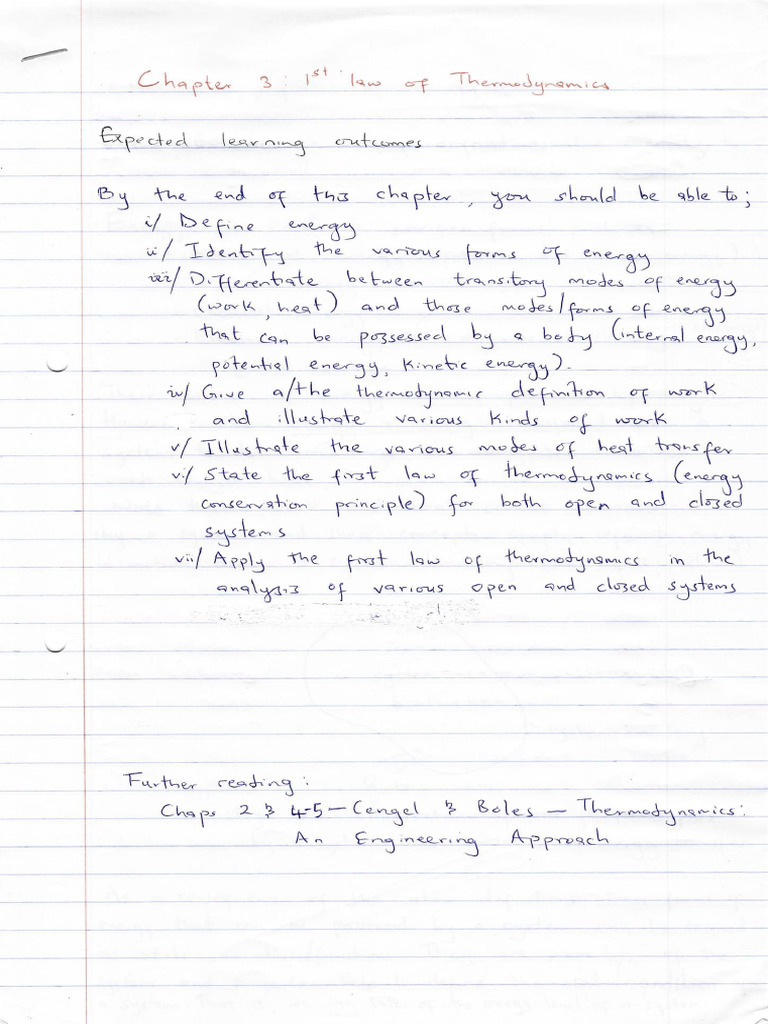 Chap 3 Notes - Part 1 | PDF