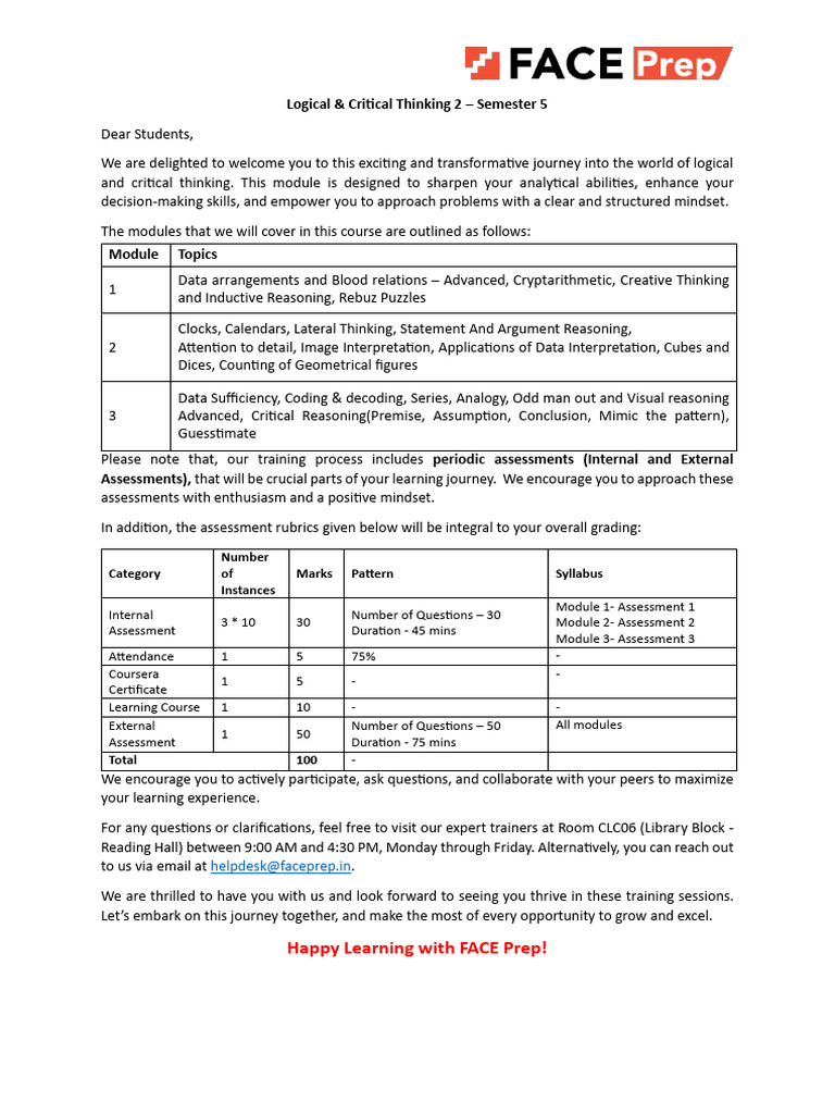 Logical and Critical Thinking-II-1 | PDF | Critical Thinking | Reason