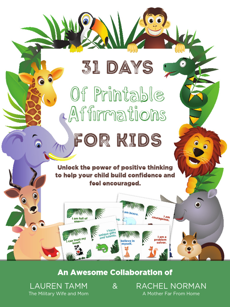 Animal AffirmationCards Proof | PDF