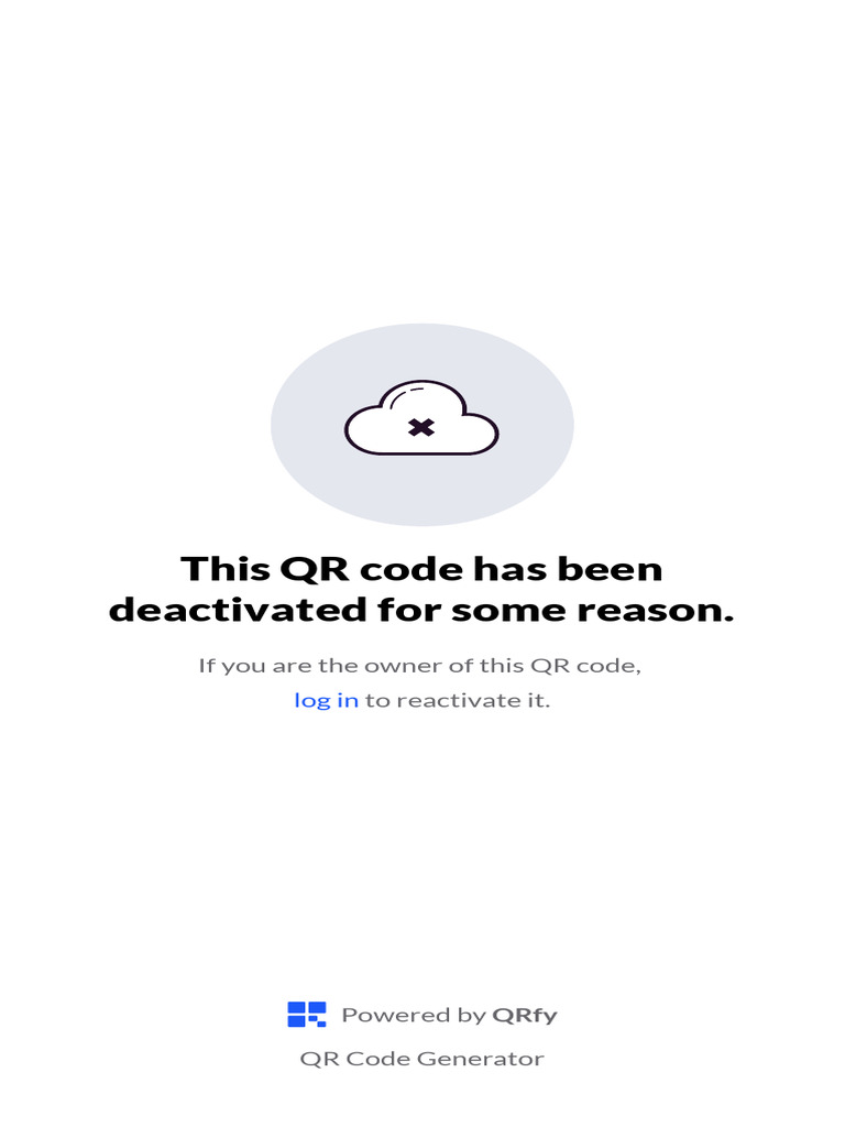 QR Code Invalid | PDF
