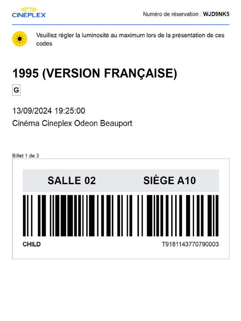 Billets Electroniques | PDF