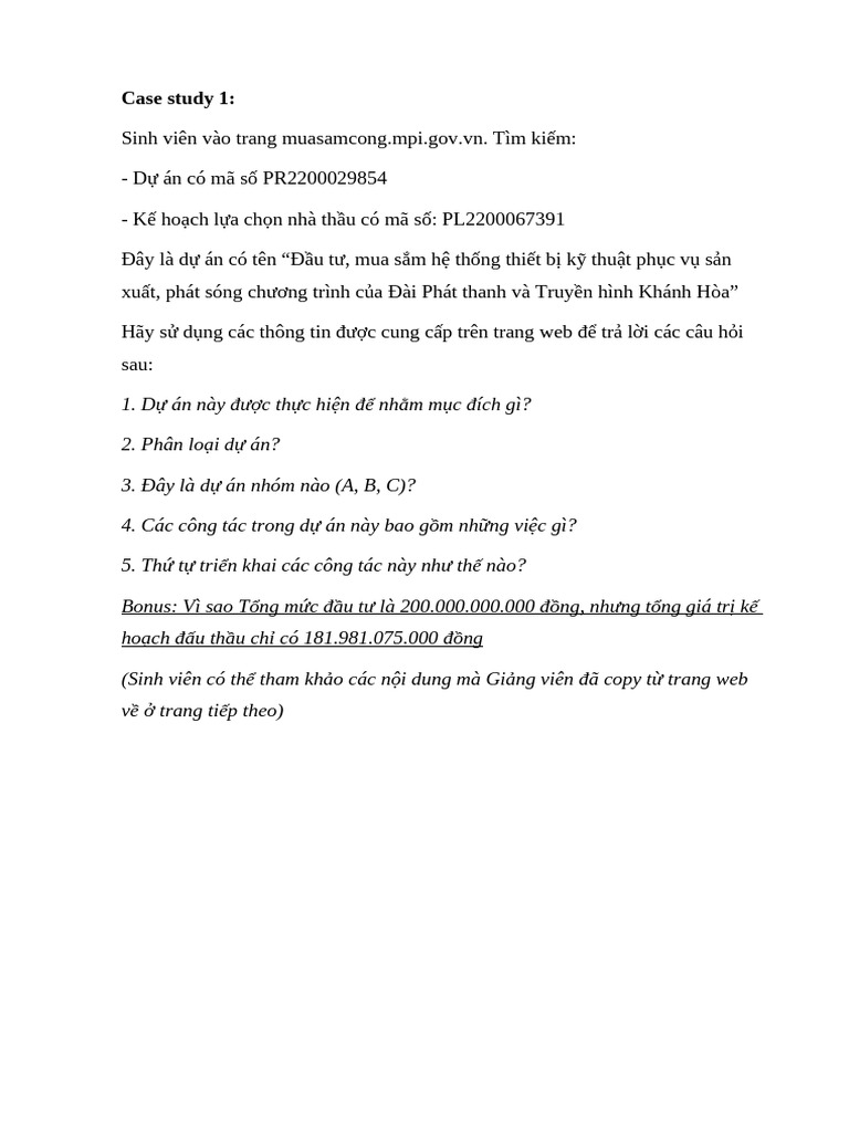 Case Study 1 | PDF