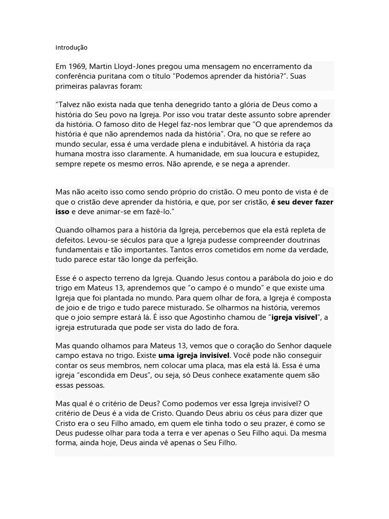 Apostila História Da Igreja Pdf Igreja Cristã Jesus