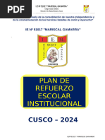 Plan de Refuerzo Escolar 2025 | PDF | Evaluación | Aprendizaje