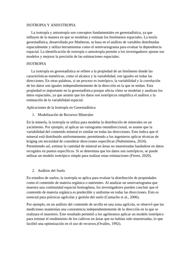 Isotropia y Anisotropia | PDF | Ciencias de la Tierra