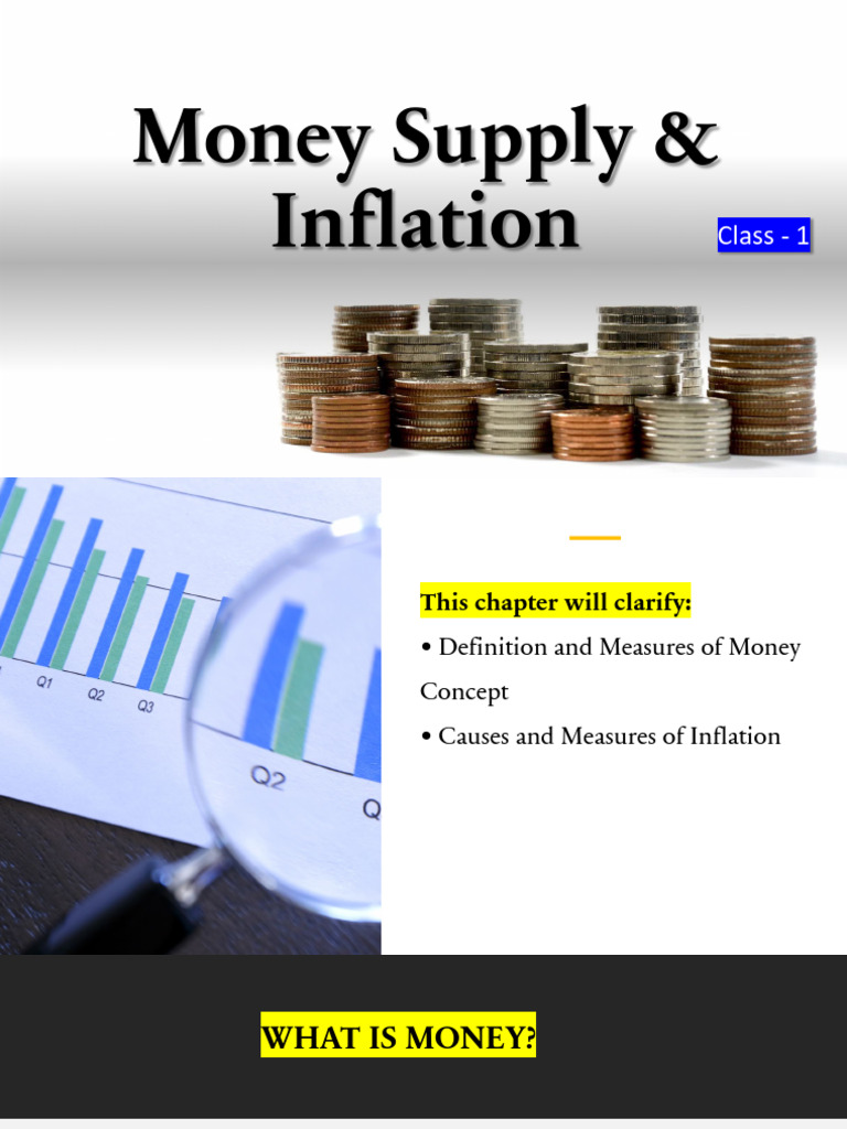 Money Supply & Inflation: Class - 1 | PDF | Money Supply | Money