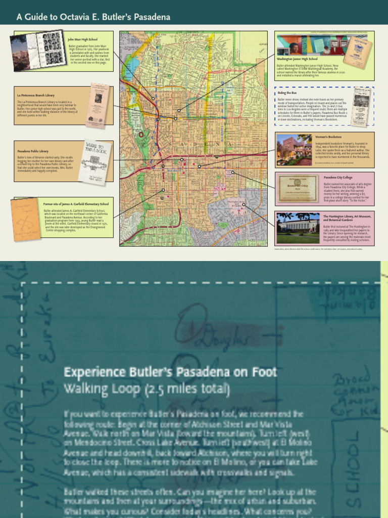 Octavia Butler's Pasadena Bus Guide | PDF | Pasadena | Octavia E. Butler