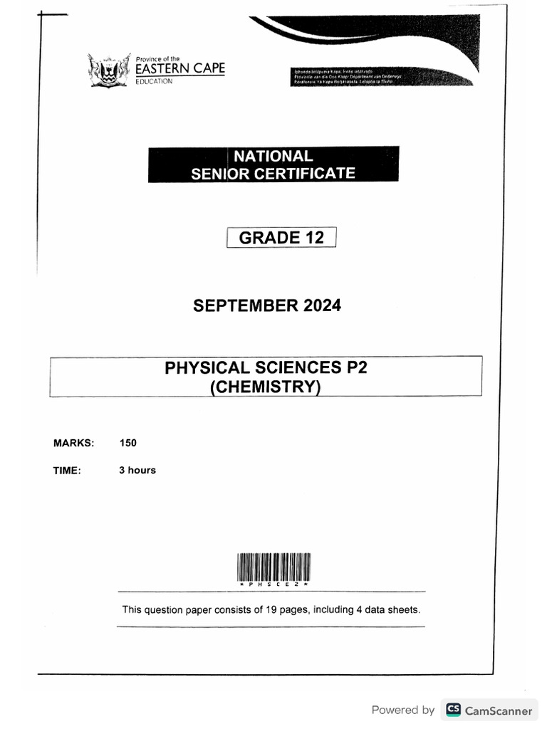 Mega Trial 2024 p2 QP & MG Physical Sciences | PDF