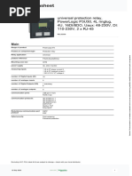 PowerLogic P3U30 Relay Specs Guide | PDF | Relay | Sustainability