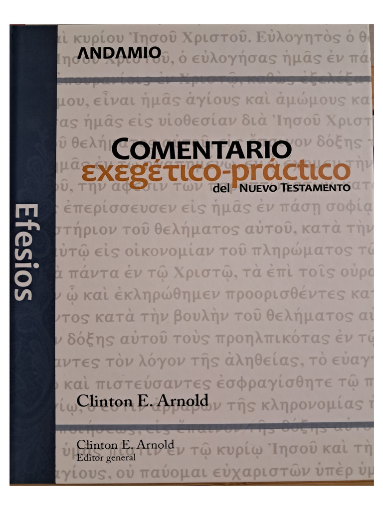 Introducción. Comentario Exegético Práctico, Efesios PDF | PDF