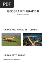 Gr8 T3 Geog Settlements Learner Booklet | PDF | Agriculture | Farms