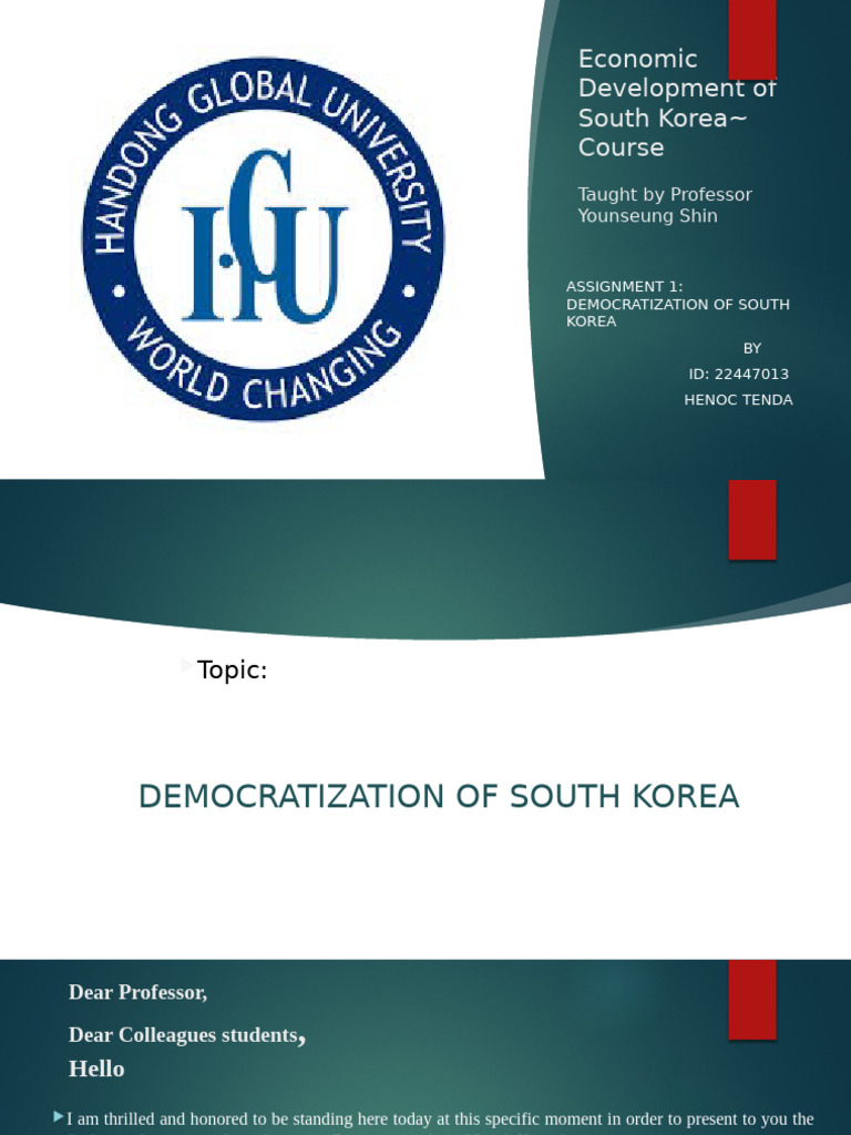 Economic Dev SKR Presentation | PDF | Democratization | Social Movements