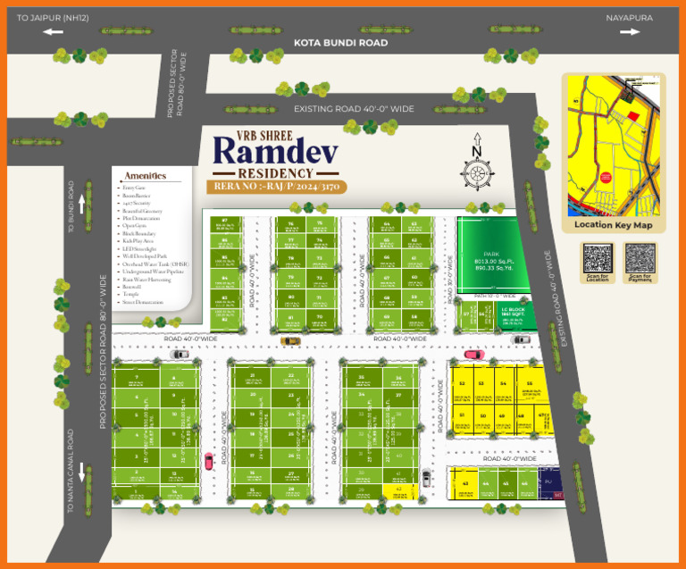 Marketing Map of Shree Ramdev Residency | PDF