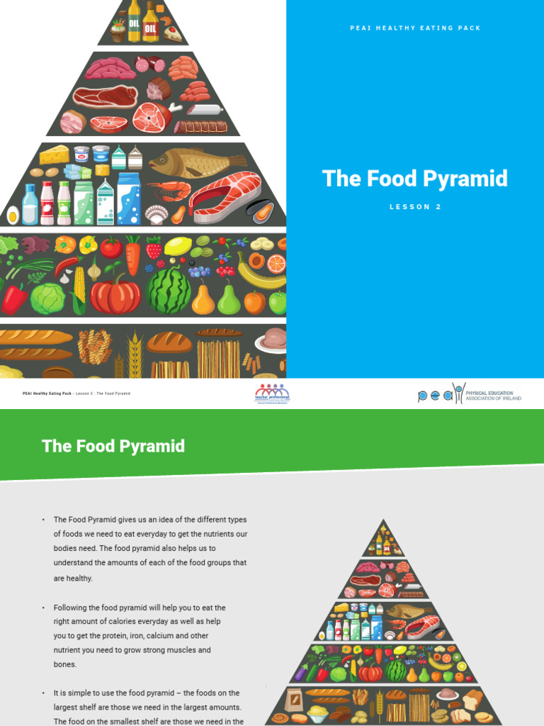 Lesson 2 The Food Pyramid | PDF | Foods | Fat