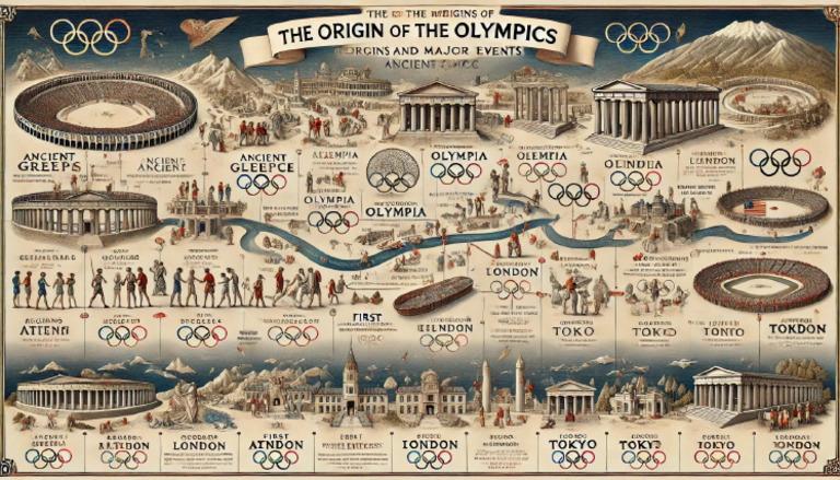Olympics Timeline Diagram | PDF