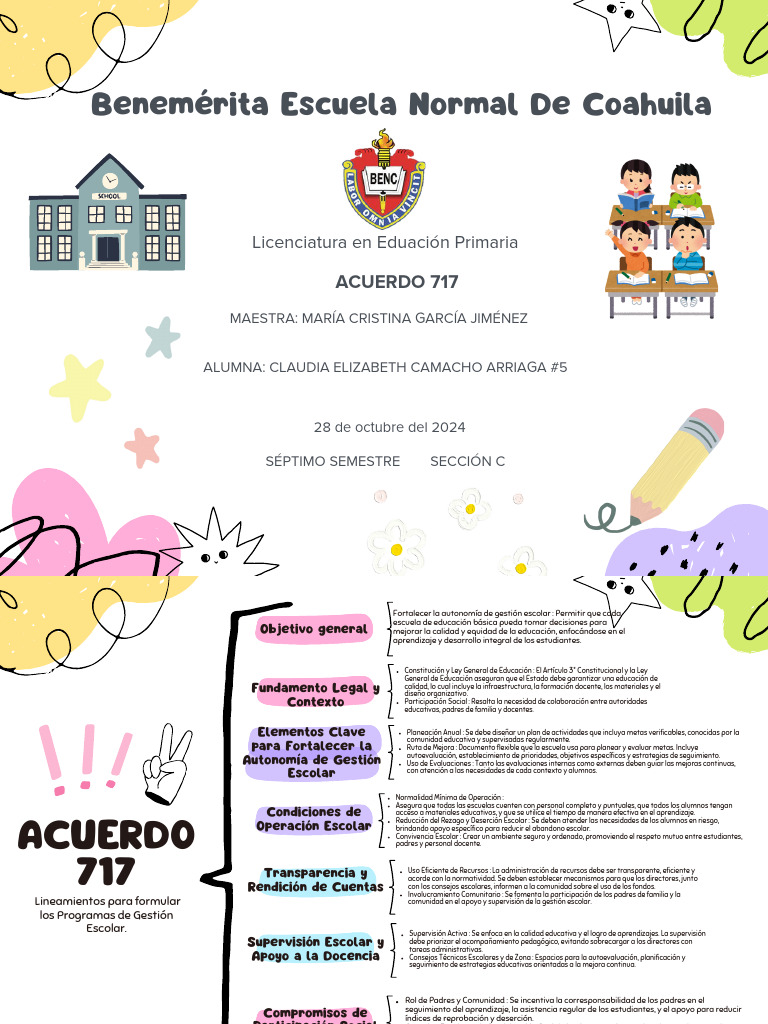 Acuerdo 717 | PDF | Evaluación | Planificación