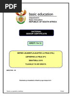 Lesson Plan Sepedi | PDF
