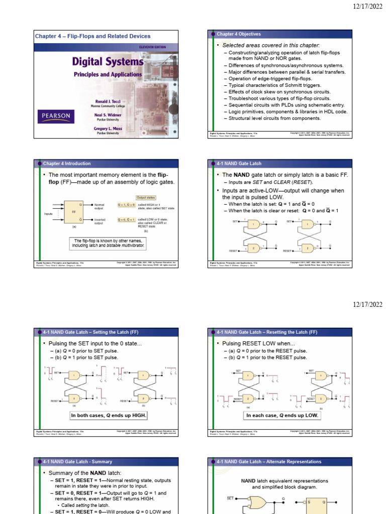 C4-Flip-flops and Related Devices | PDF | Logic Gate | Computer Engineering