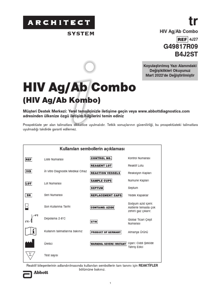 HIV Ag/Ab Kombo | PDF