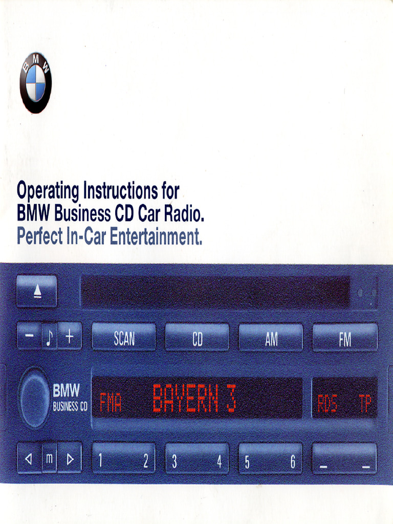 BMW CD43 Owner S Manual | PDF