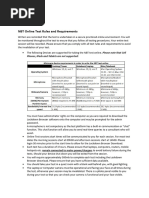 NBT Online Test Guidelines | PDF | Simulation | Verification And Validation
