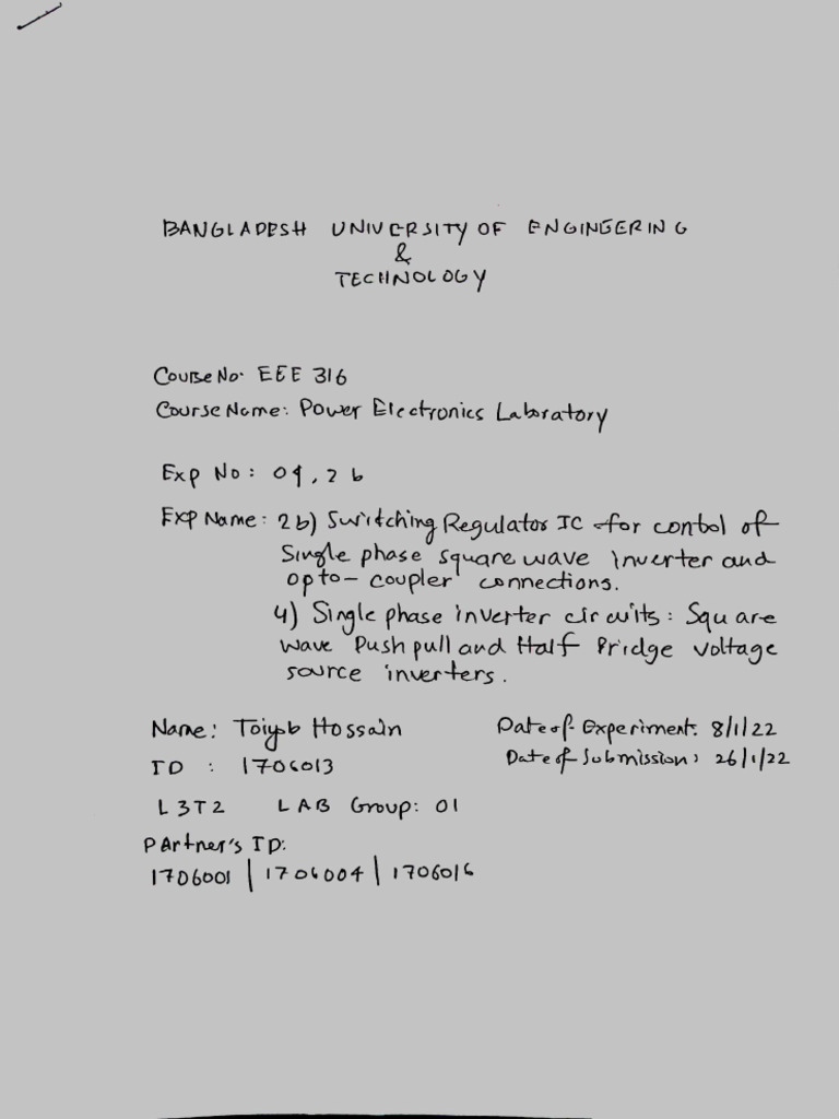 EEE316 Exp 2b 4 | PDF