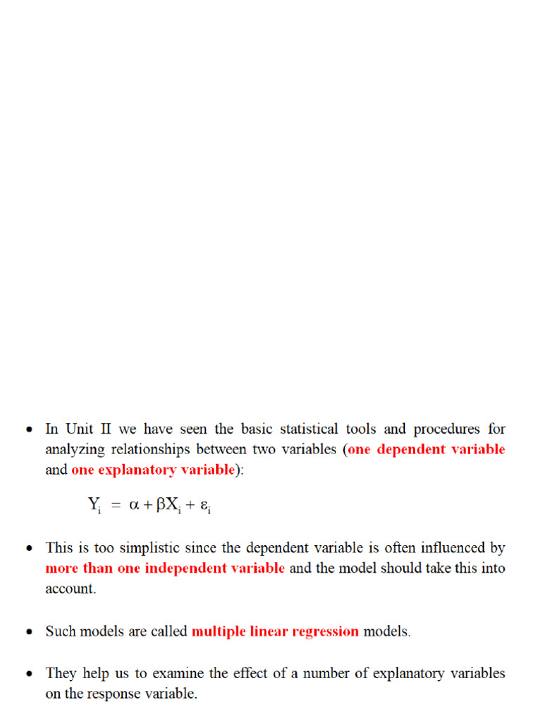 CH3. Multiple Linear Regression 2023 | PDF | Regression Analysis ...