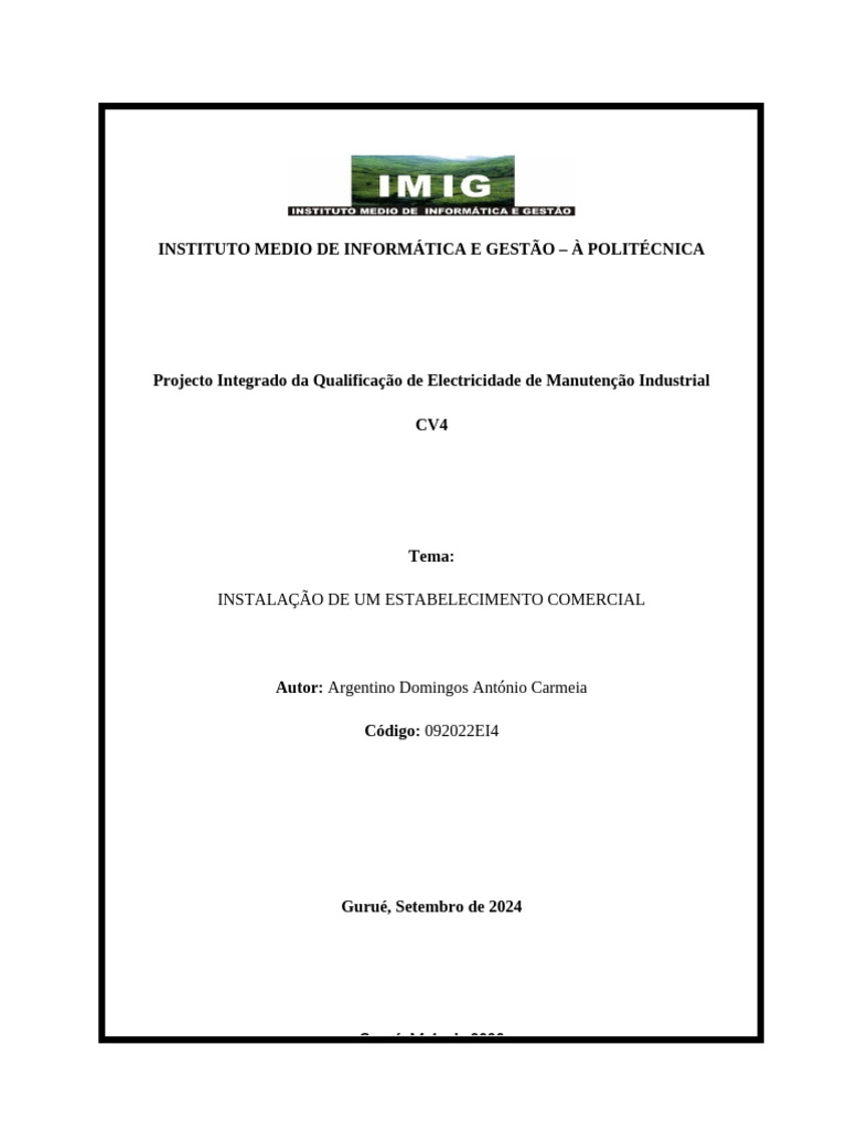 Capa Do Projecto Alcidio Cv4 (1) W | PDF