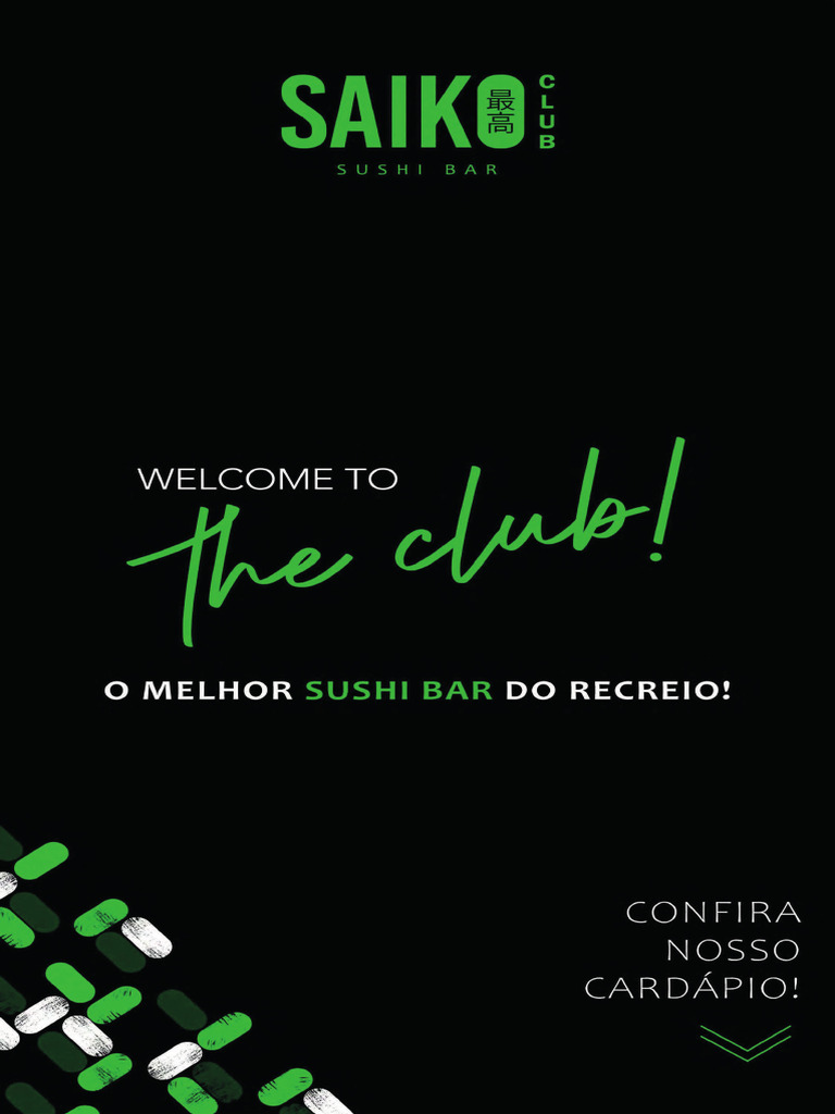 Menu Completo do Restaurante Saiko | PDF | Sushi | Ingredientes de ...