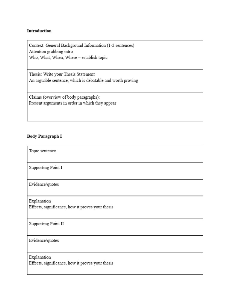 Essay Planning Guide | PDF | Career & Growth | Philosophy